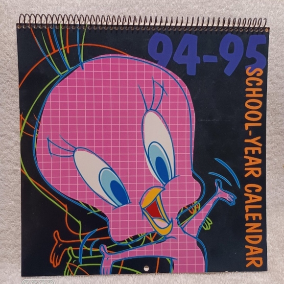 Warner Bros. | Other | Vintage Looney Tunes 994 95 Schoolyear Calendar ...